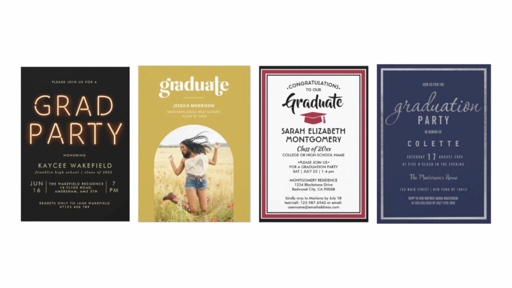 Best Graduation Party Invitation Templates - RSVPify