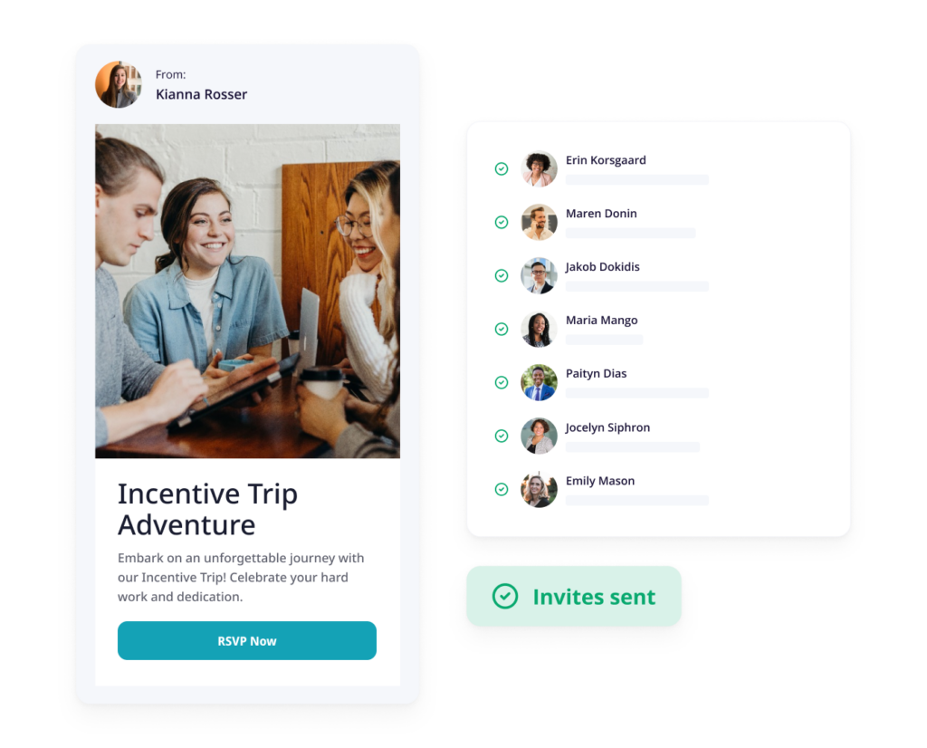 Incentive Trip Planning - RSVPify