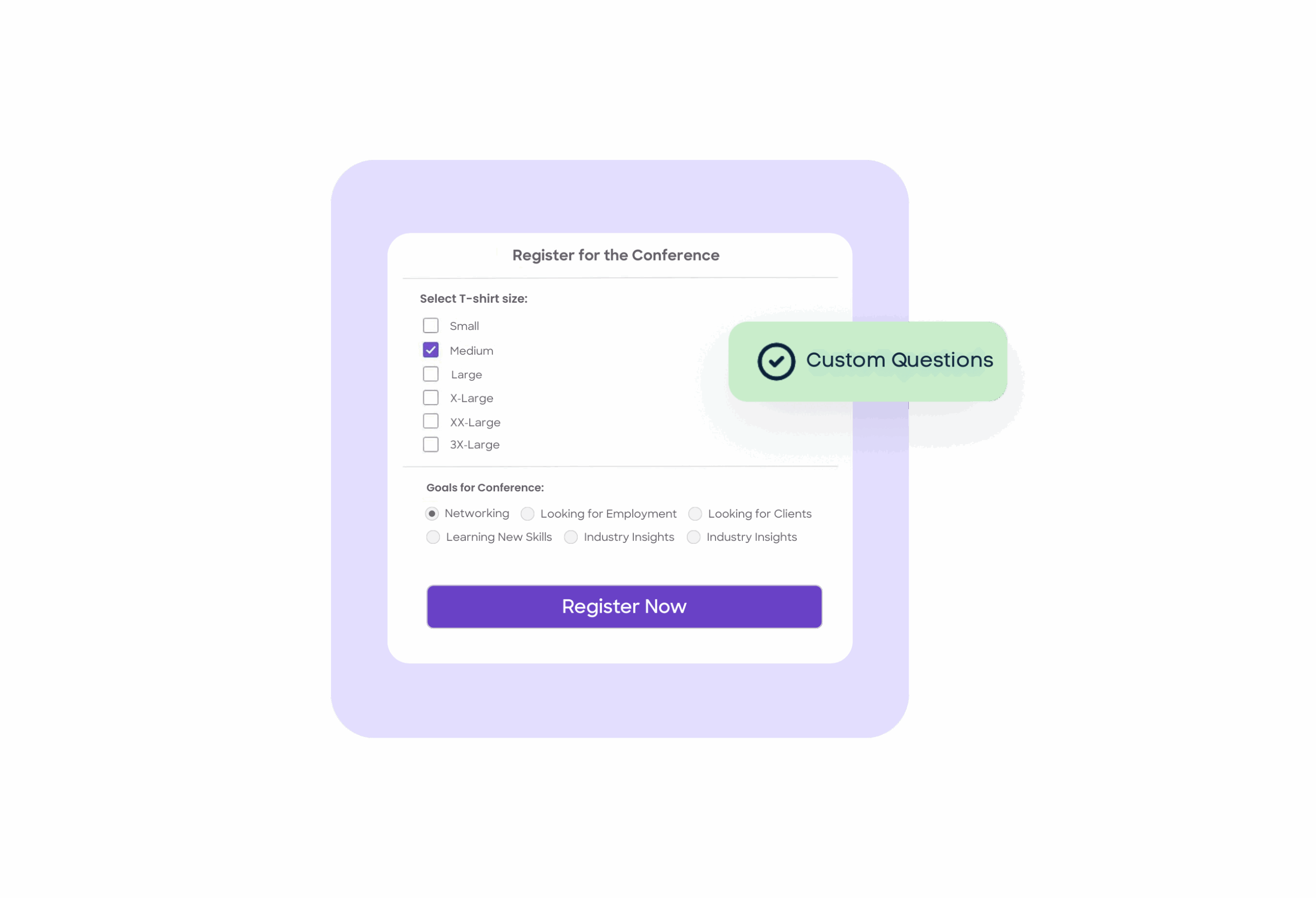 Custom Registration form Questions & Guest Data - RSVPify