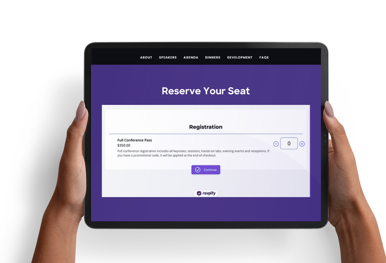 Embed RSVP and Event Registration Forms - RSVPify